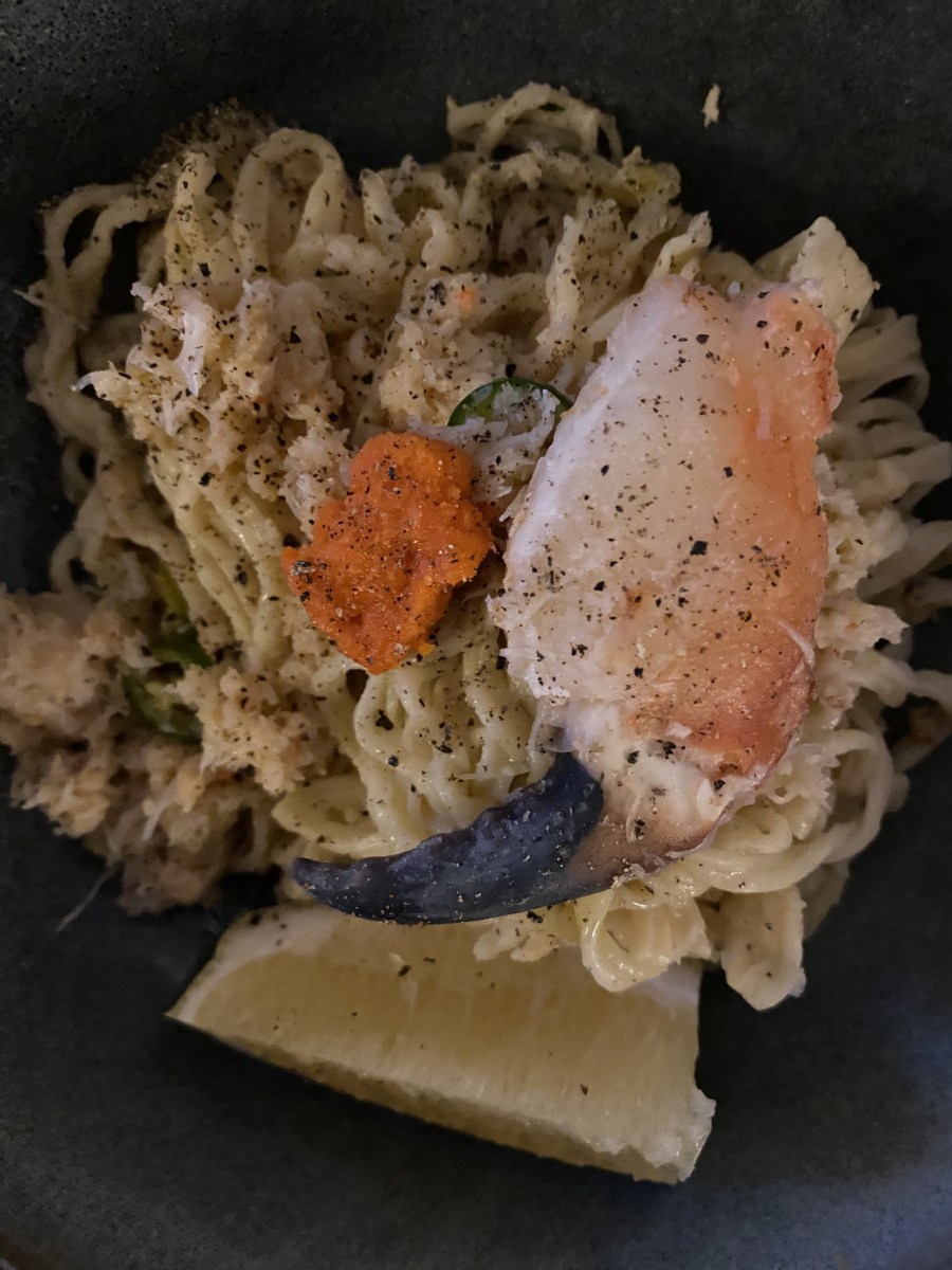FERSK PASTA MED KRABBE – GASTRONOMADEN